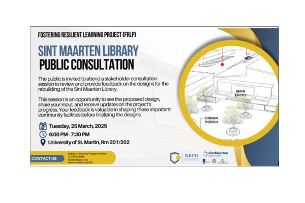 The Sint Maarten Library is being rebuilt, and we want YOUR input to ...