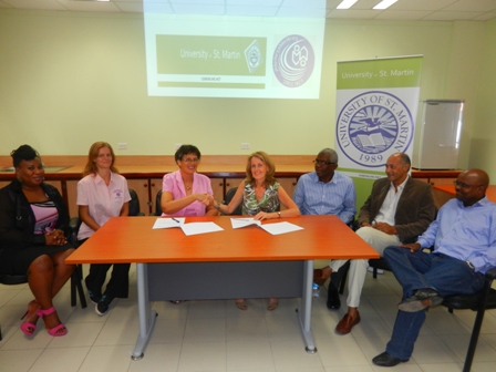 University of St Martin and Philipsburg Jubilee Library sign Service ...