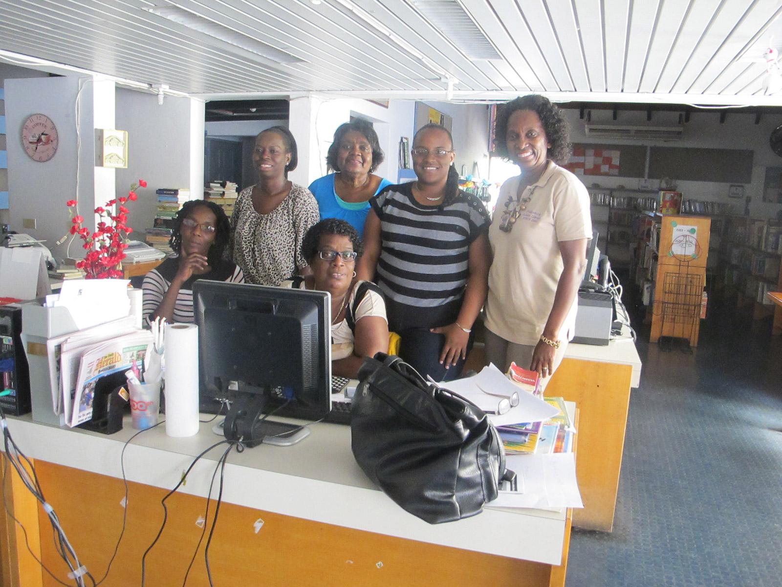 Statia Library prepares for Software Upgrade | Sint Maarten Library