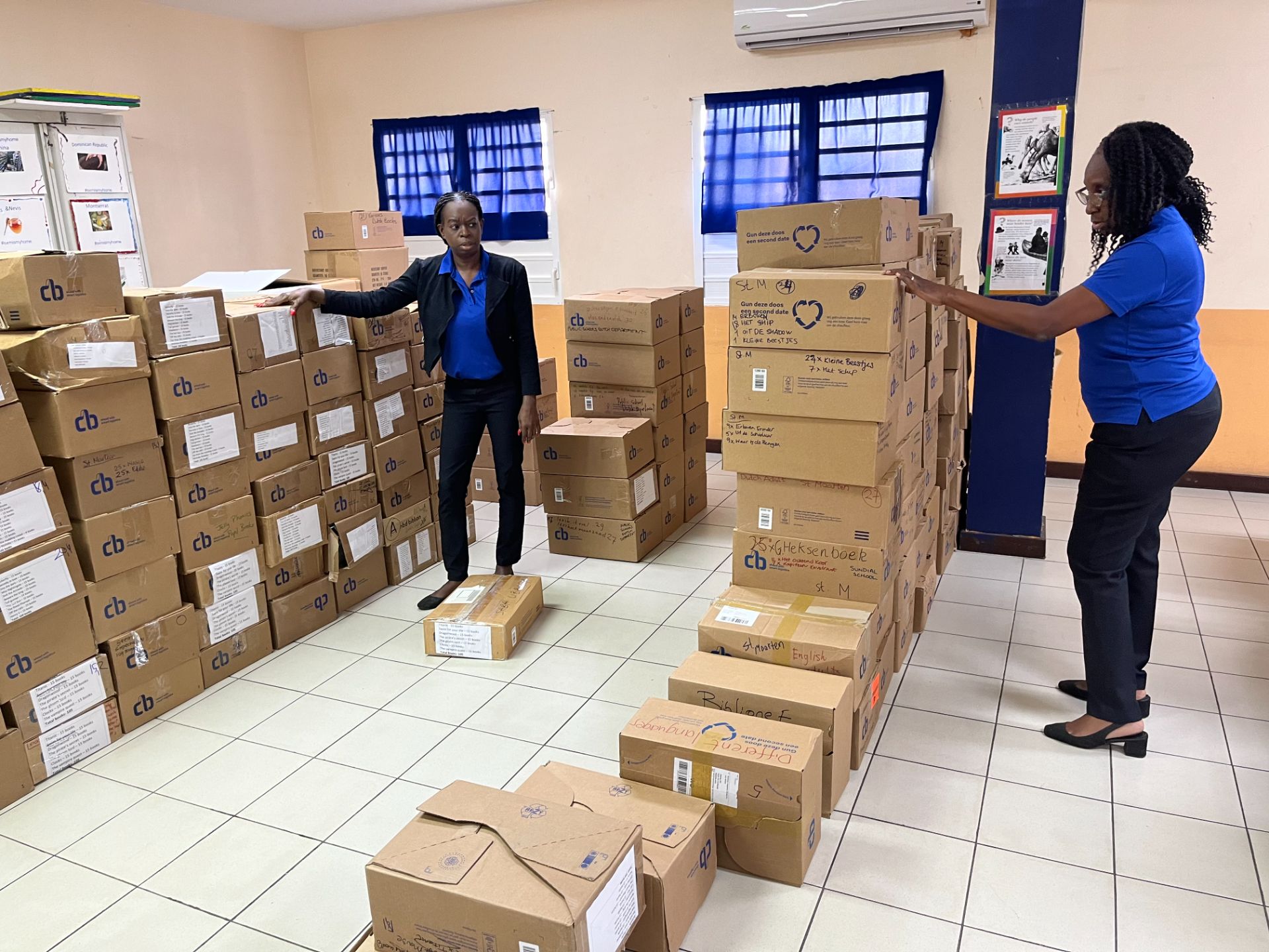 Library in the schools | Sint Maarten Library