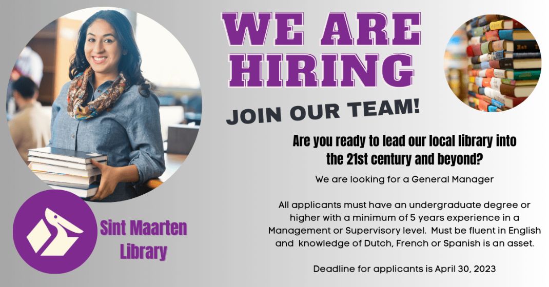 Vacancy | Sint Maarten Library