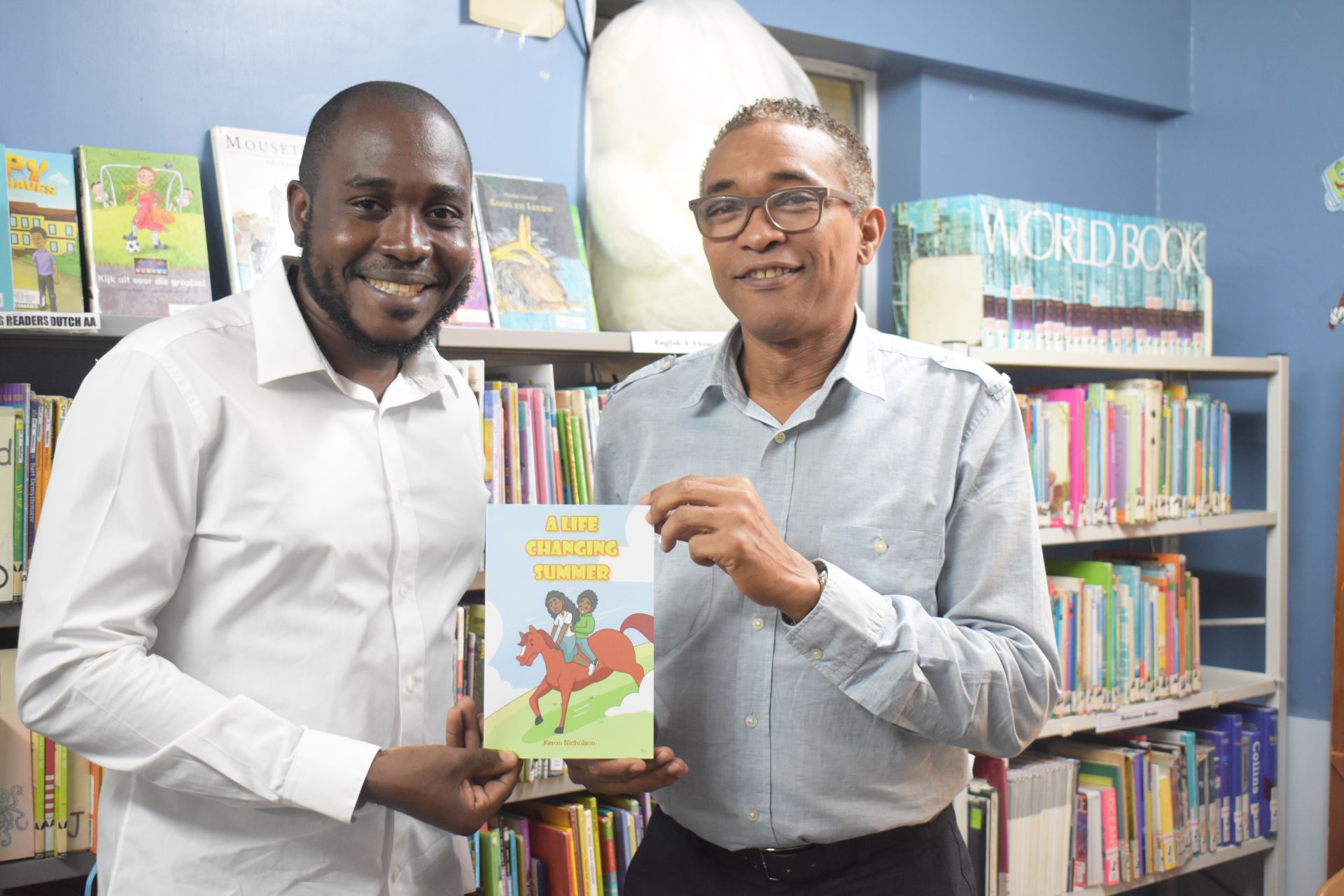 'A Life Changing Summer' Gifted to the Sint Maarten Library which will ...