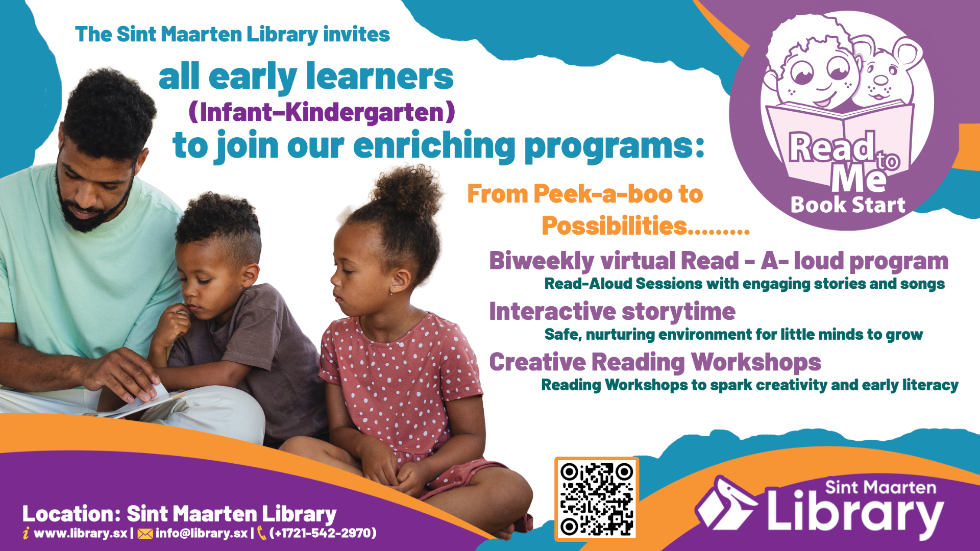 Early Learners 'Read to Me Book Start' Campaign | Sint Maarten Library